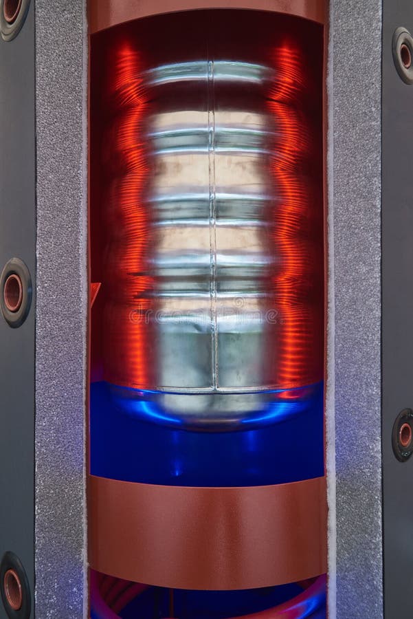 The Internal Structure of the Heat Tank for Heating Systems Stock Image ...