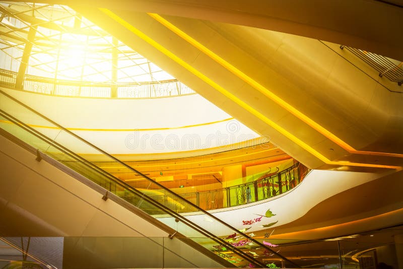 The Internal Structure of the Modern Building Stock Photo - Image of ...