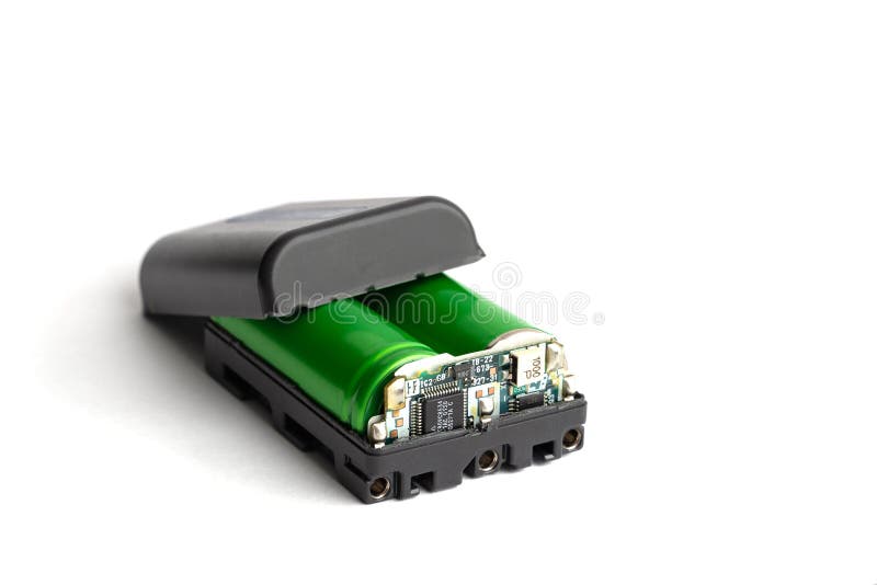 The Internal Structure of the Power Source the Battery for the Camera ...