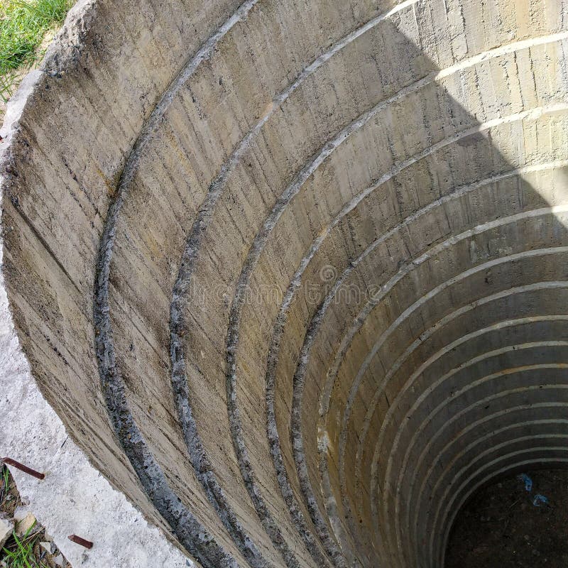 Internal Structure of the Well. Stock Image - Image of structure ...