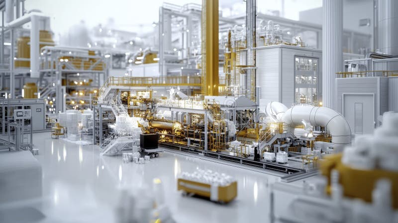 Internal Supply Chain Management Process Industrial Facility Digital ...