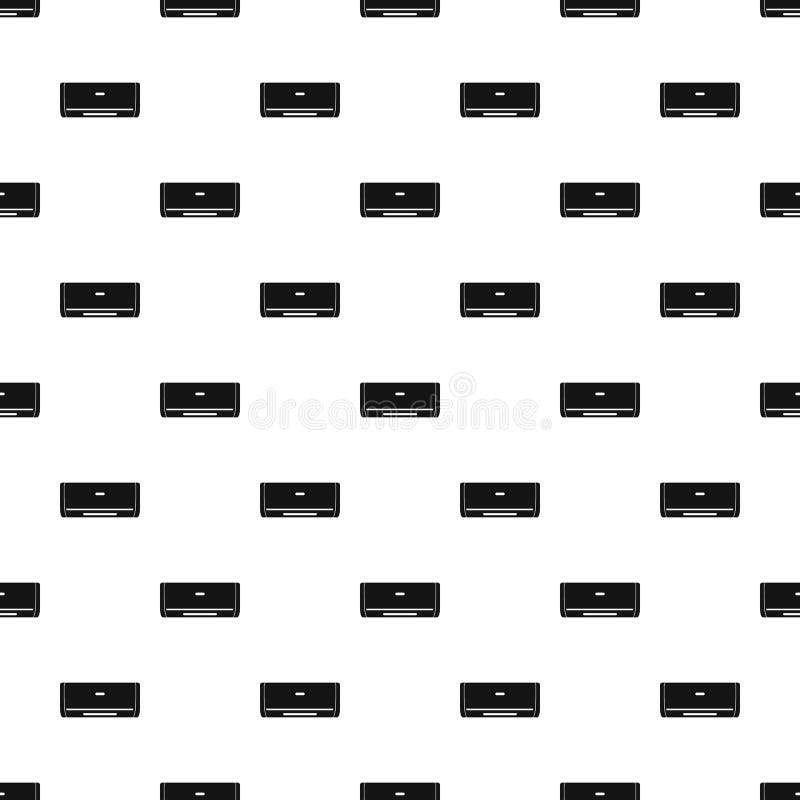 Internal Unit Air Conditioner Pattern Vector Stock Vector ...