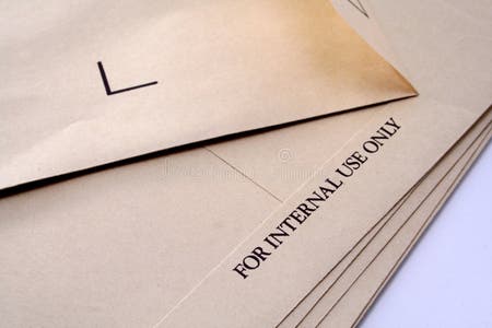 For internal use only. stock image. Image of written, mails - 6776519