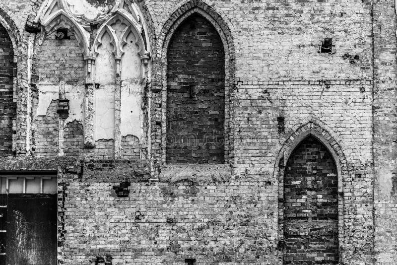 Internal Church Wall Exposed Stock Photo - Image of exploration ...