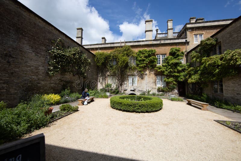 Internal Yard Dyrham Park House Stock Image - Image of south, country ...