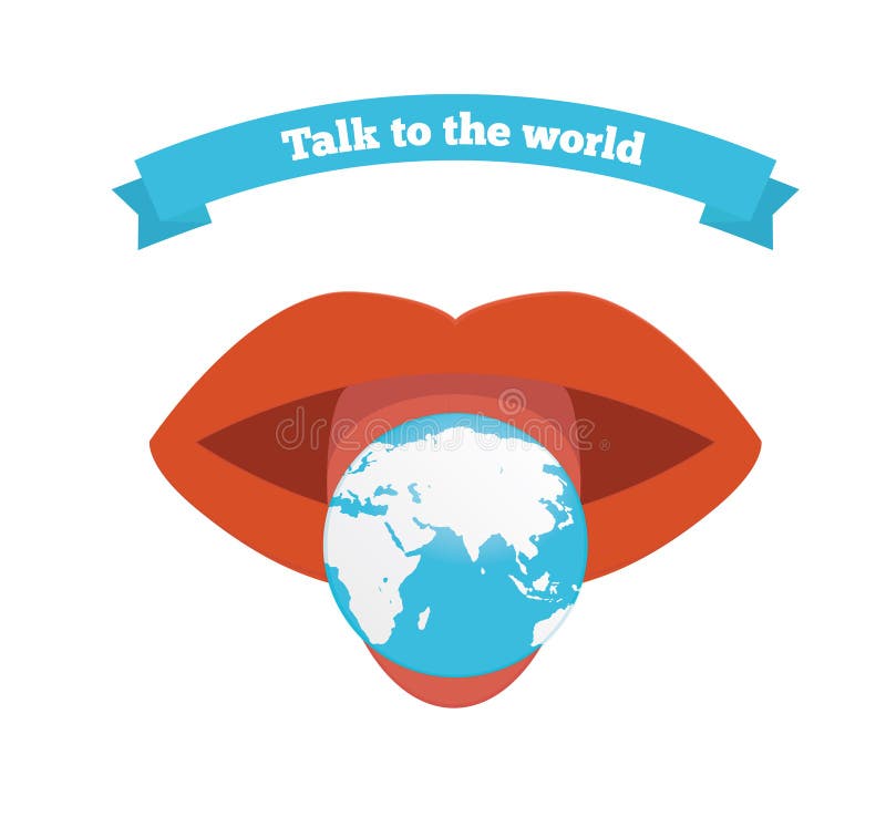 Internalization concept. stock illustration. Illustration of globe ...