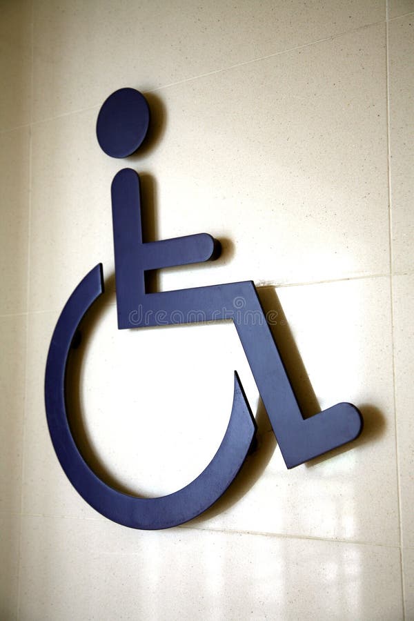 Gehandicapt in Hand Symbool Stock Foto - Image of ongeval, computer ...