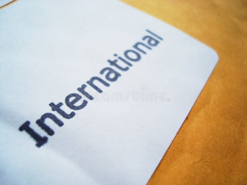 International stock image. Image of mail, send, white - 6196185