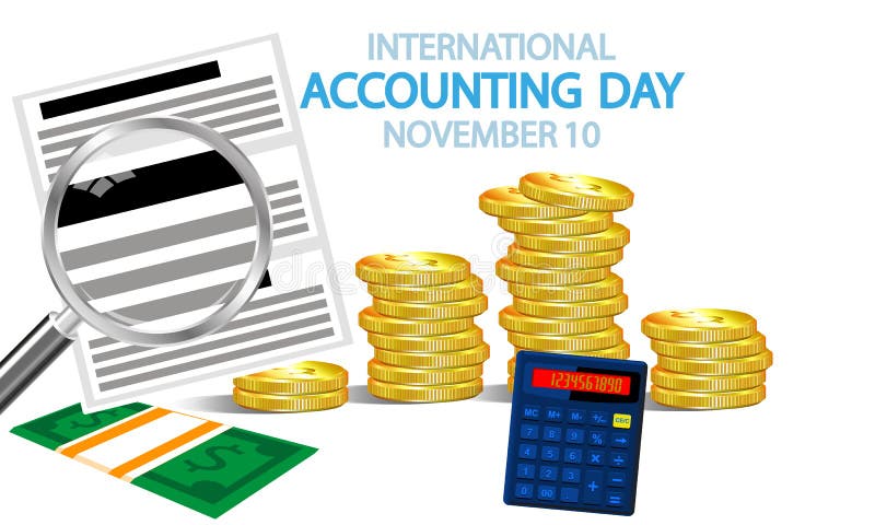 International Accounting Day Counting Finances Stock Vector ...
