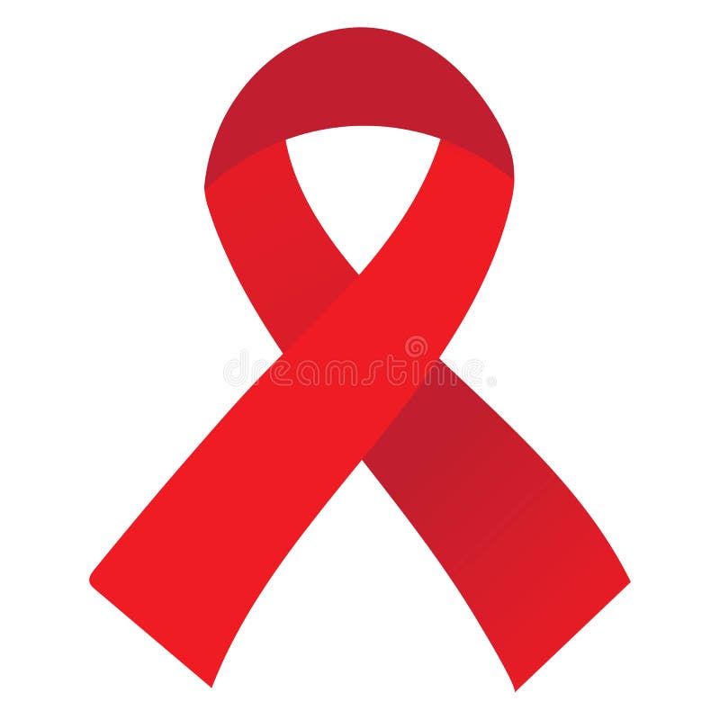 International Aids Day Red Ribbon Aids Logo Vector Illustration Stock ...
