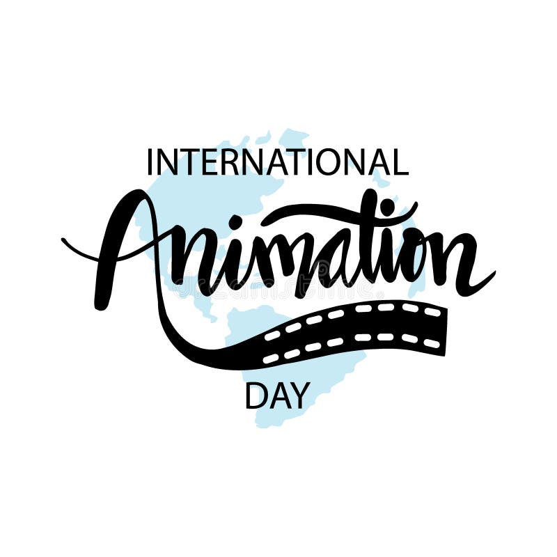 International Animation Day. October 28. Holiday Concept Stock Vector ...