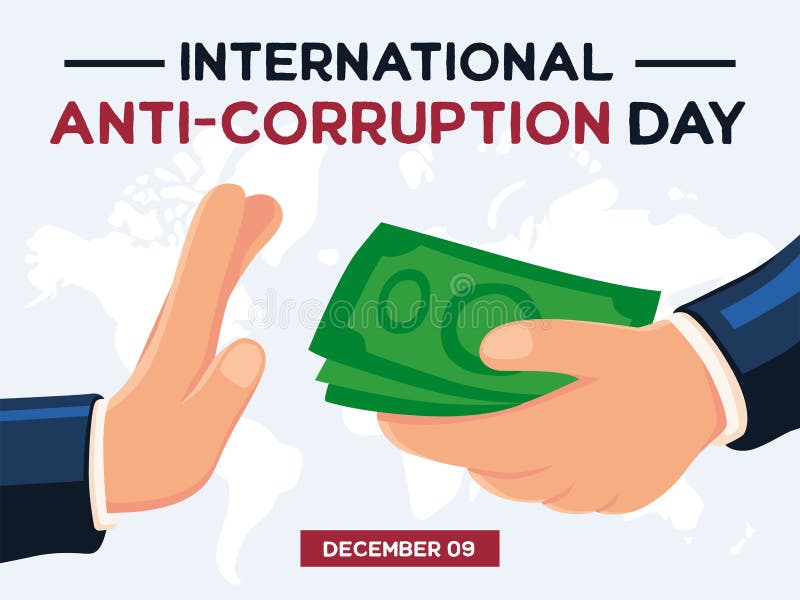 International Anti Corruption Day Illustration Stock Illustration ...