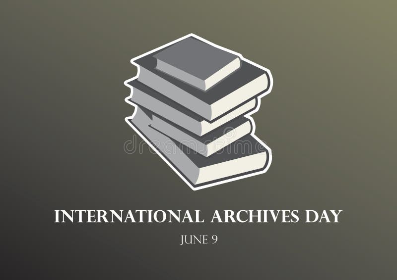 International Archives Day Vector Stock Vector - Illustration of ...