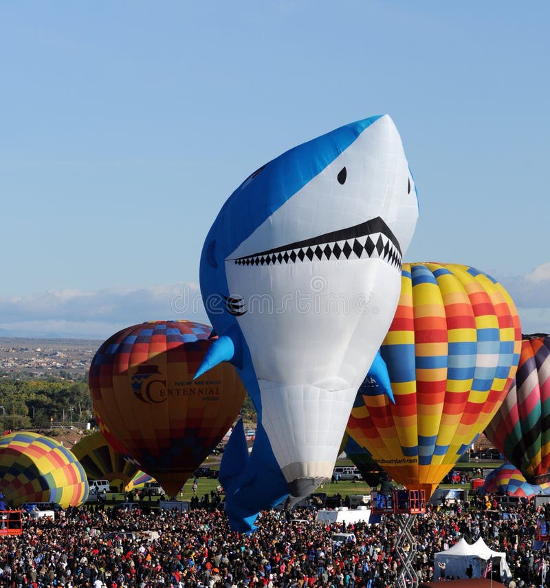 International Balloon Fiesta 2011 Editorial Image - Image of shark ...