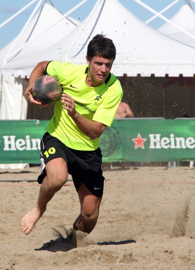 INTERNATIONAL BEACH RUGBY - CZECH REP. Editorial Photo - Image of ...
