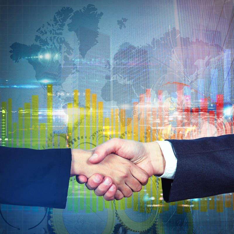 International Business Agreement Stock Photo - Image of graph ...