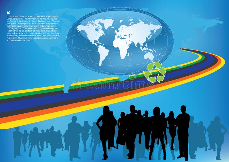 International Business Team Stock Illustration - Illustration of ...