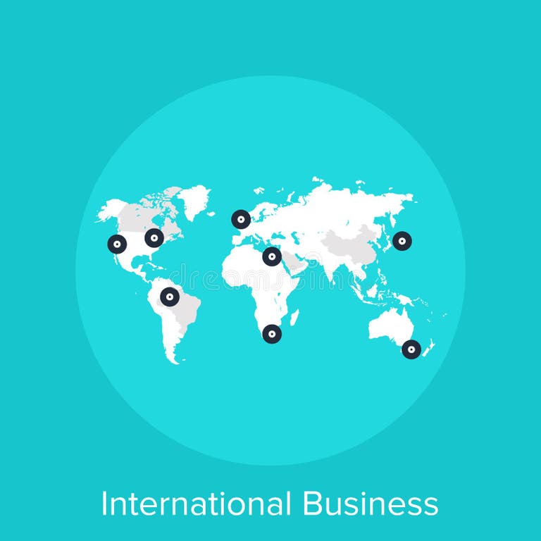 International Business stock vector. Illustration of international ...