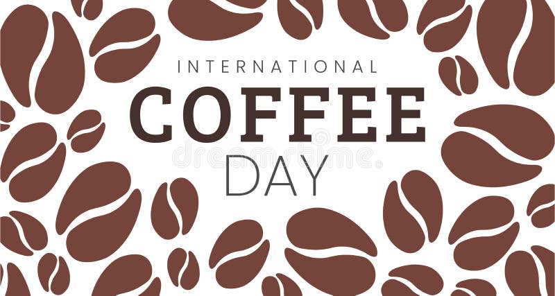 International Coffee Day Background Illustration Stock Vector ...
