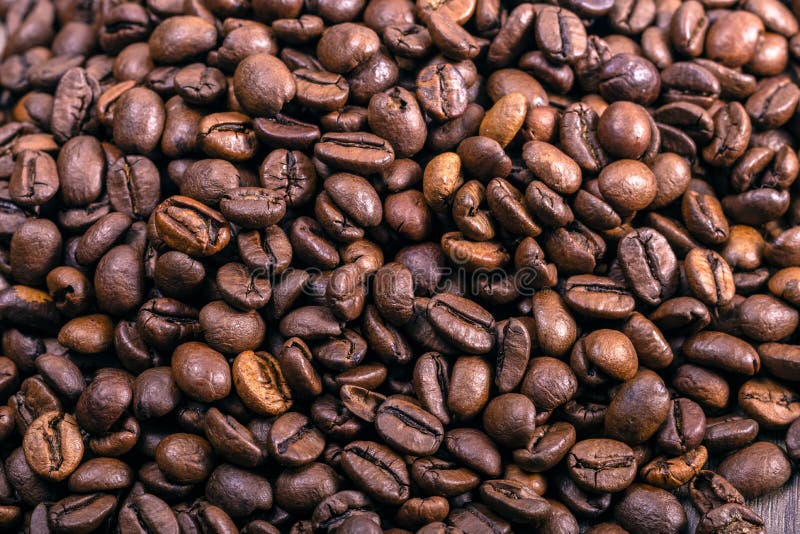 Texture of Coffee Beans. Pattern. International Coffee Day Concept ...