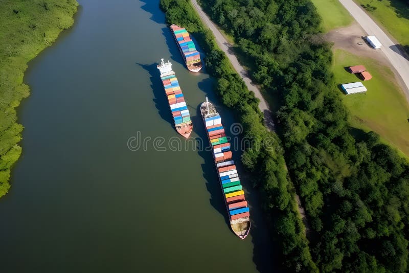 International Container Cargo Ship in the Ocean. Neural Network AI ... International Container Cargo Ship in the Ocean. Neural Network AI ...