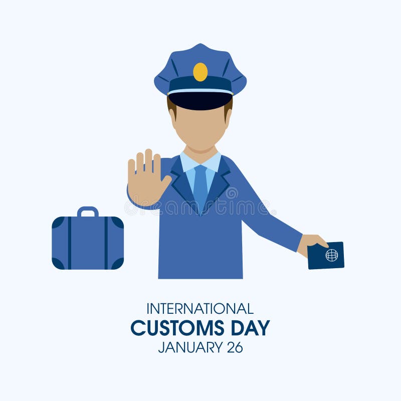 International Customs Day Vector Stock Vector - Illustration of ...