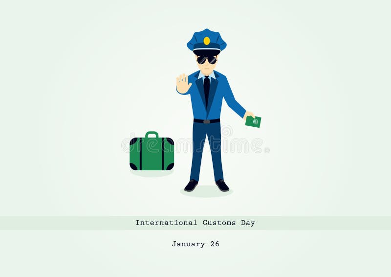 Customs Officer Stock Illustrations – 425 Customs Officer Stock ...