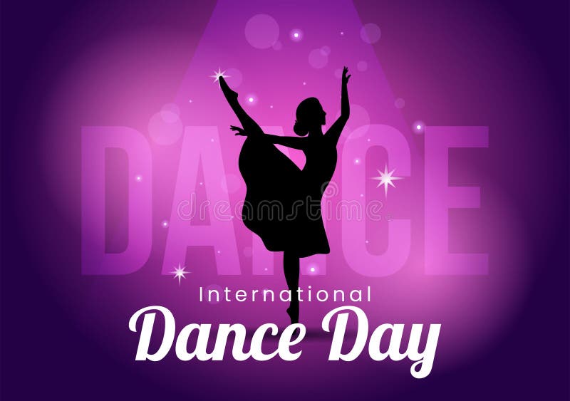 International Dance Day Vector Illustration on 29 April with ...