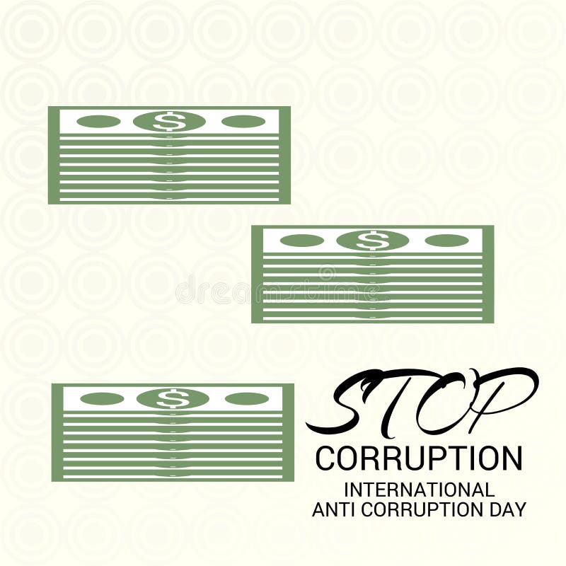 International Day Against Corruption. Stock Illustration - Illustration ...
