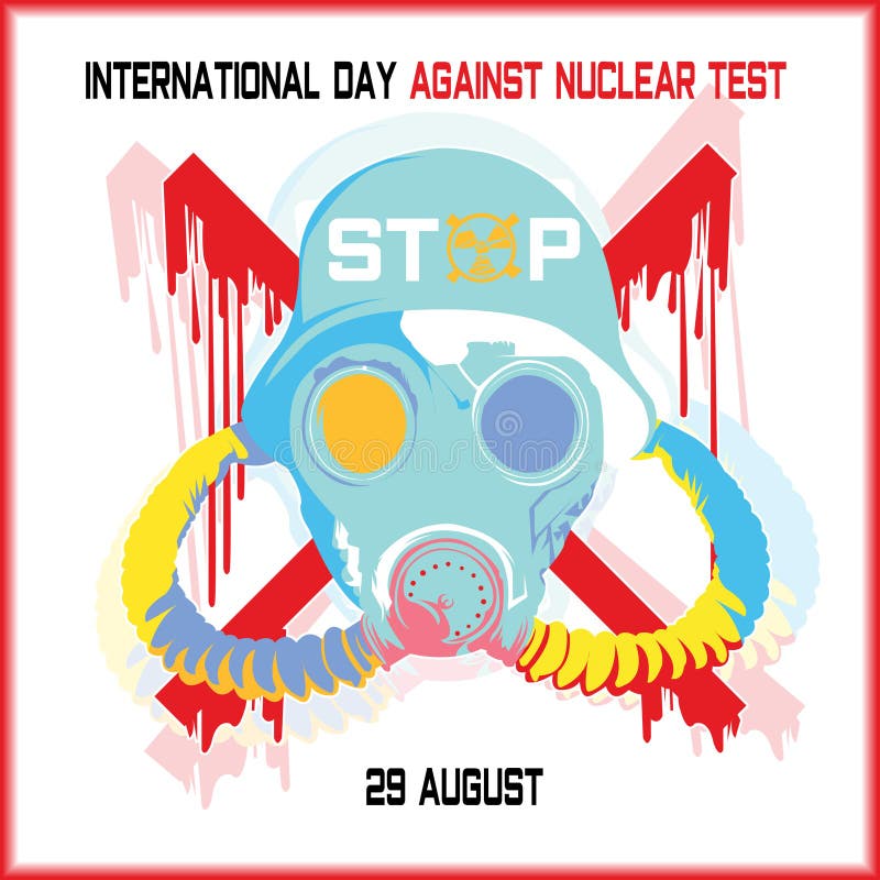 International Day Against Nuclear Test Stock Illustration ...