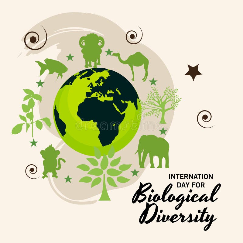 International Day for Biological Diversity. Stock Illustration ...