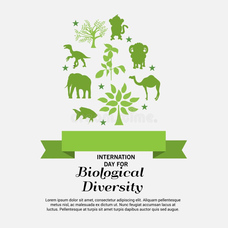 International Day for Biological Diversity. Stock Illustration ...