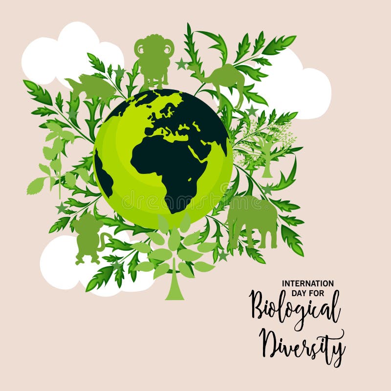 International Day for Biological Diversity. Stock Illustration ...