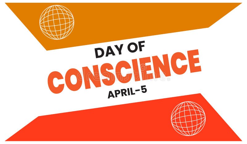 International Day of Conscience Design Stock Vector - Illustration of ...
