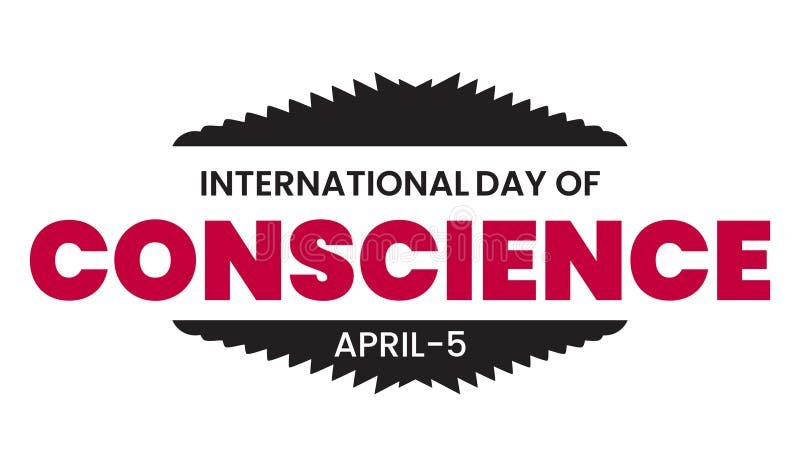 International Day of Conscience Design Stock Vector - Illustration of ... International Day of Conscience Design Stock Vector - Illustration of ...