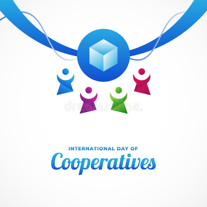 International Day of Cooperatives Design Background Stock Vector ...