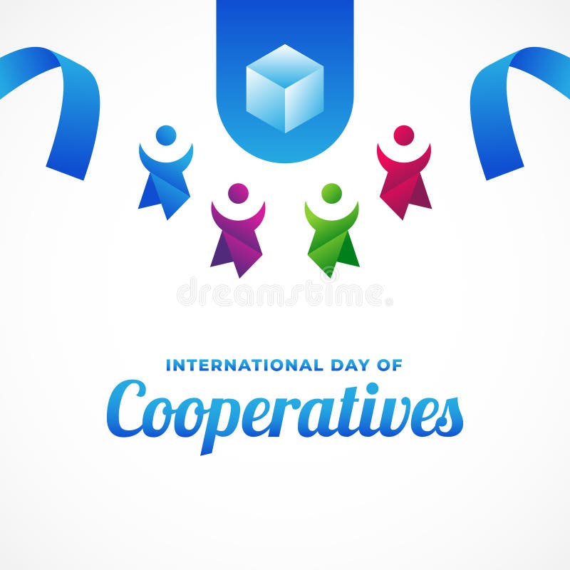 International Day of Cooperatives Design Background Stock Vector ...