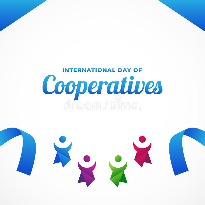International Day of Cooperatives Design Background Stock Vector ...