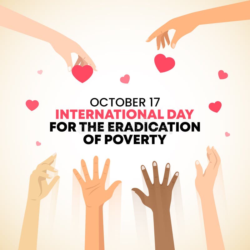 International Day for the Eradication of Poverty Background with an ...