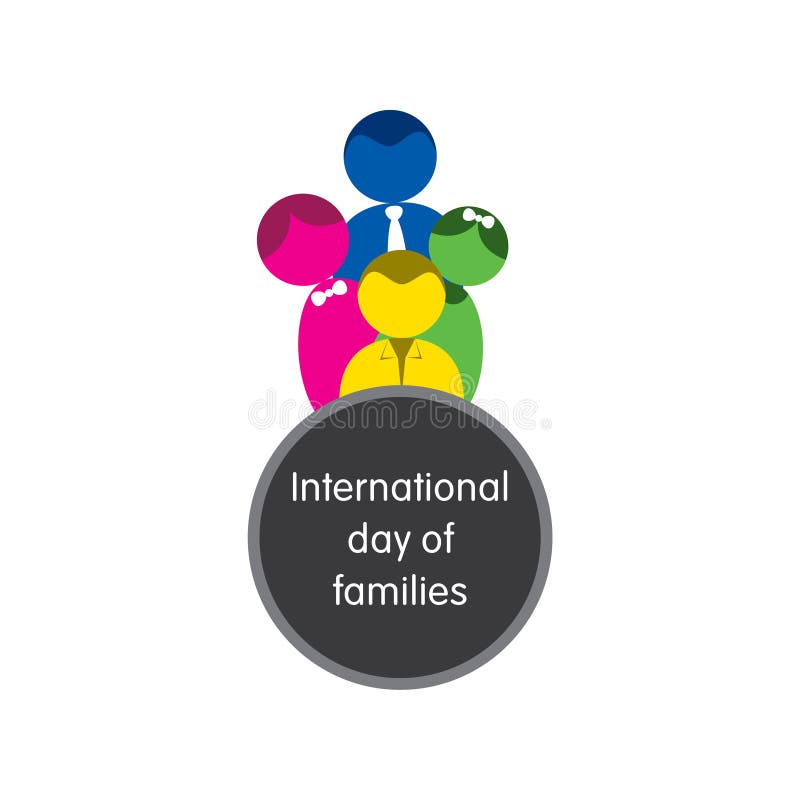 International Day of Families Day Stock Vector - Illustration of ...