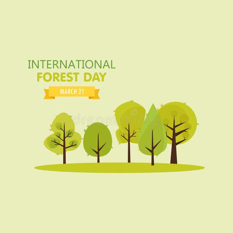 Forest day poster stock vector. Illustration of forest - 176725165