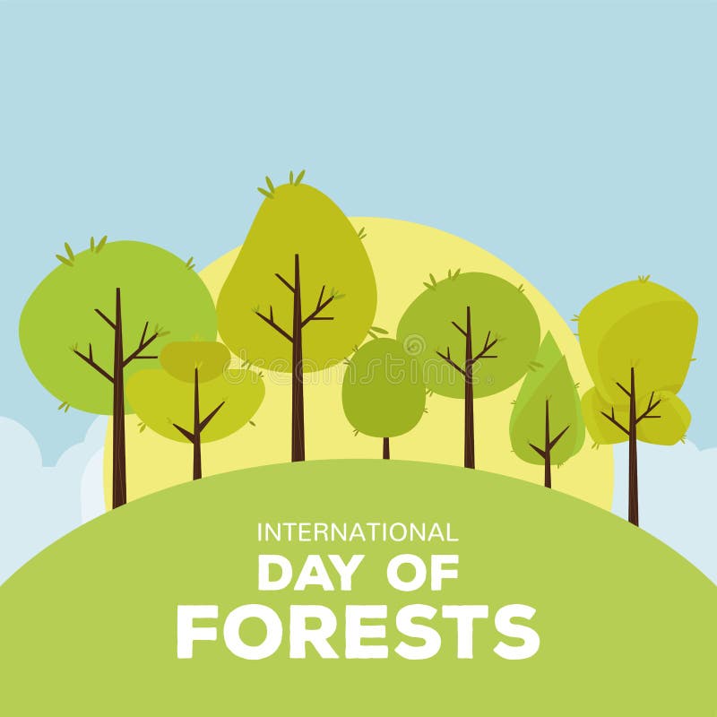 Forest day poster stock vector. Illustration of foliage - 176724951