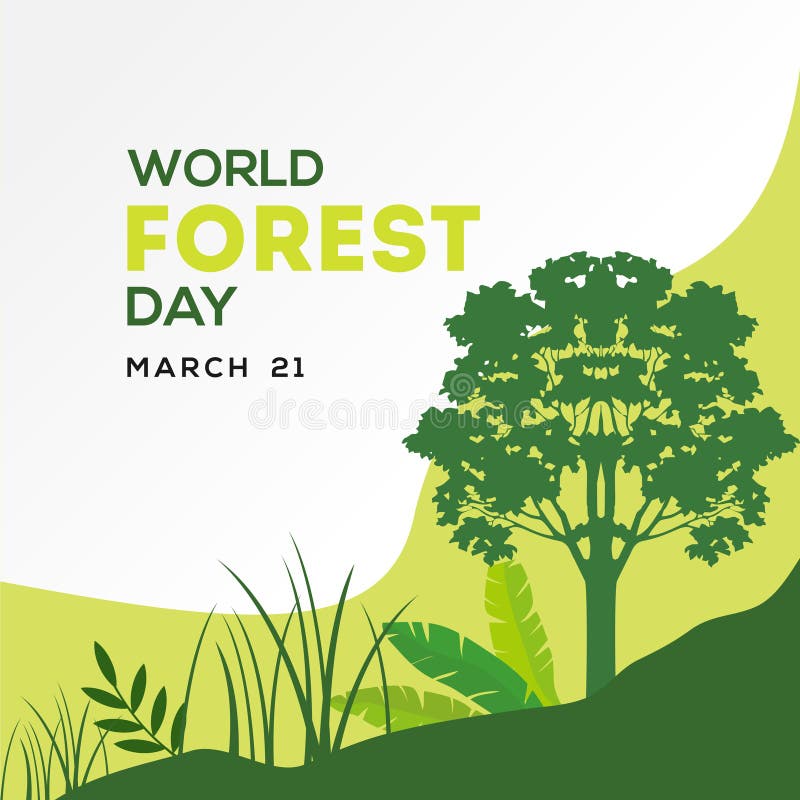 International Day of Forest Vector Design for Celebrate Moment Stock ...