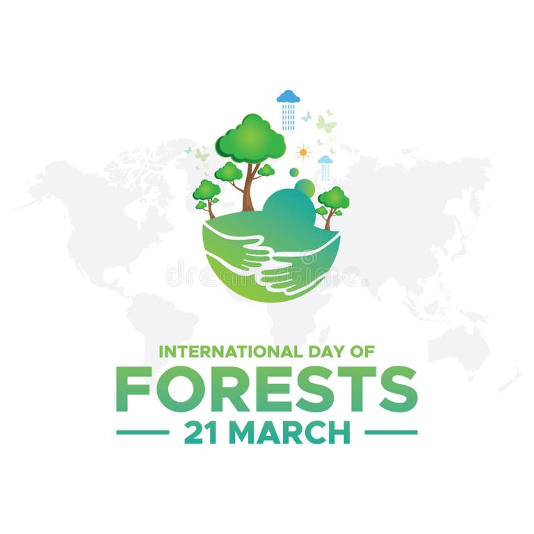 International Day of Forests, World Forestry Day Paper Craft Style ...