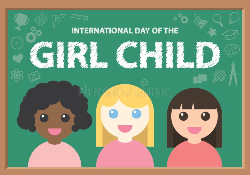 International Day Girl Child Stock Illustrations – 5,565 International ...