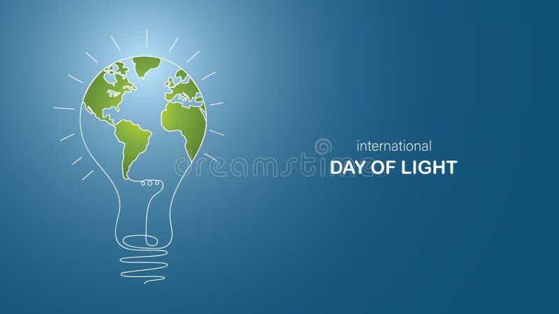 International Day of Light Vector Graphic Stock Vector - Illustration ...