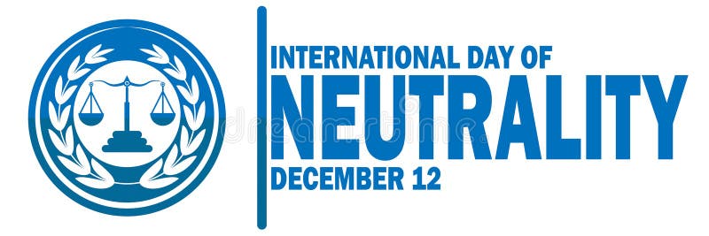 International Day of Neutrality Vector Illustration Stock Vector ...