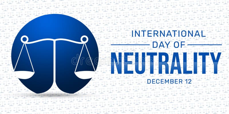 International Day of Neutrality Wallpaper with Design and Typography in ...