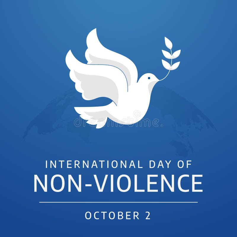 International Day of Non Violence Design Template Good for Celebration ...