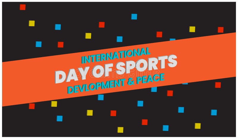 International Day of Sports Development and Peace Stock Vector ...